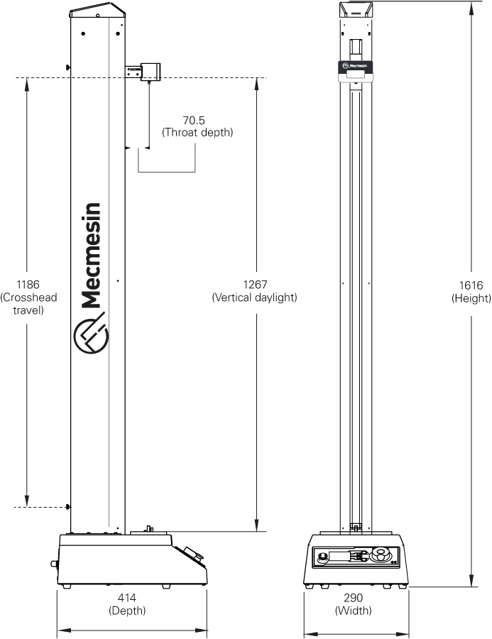 OmniTest Single Column Test Systems User Manual | Mecmesin Support OmniTest Single Column Test Systems User Manual | Mecmesin Support